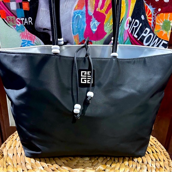 Givenchy | Bags | Givenchy Nylon Tote Perfums Givenchy 8x2x5 Black ...